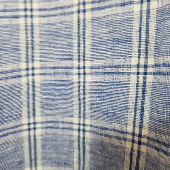 Report Collection | Shirts | Report Collection Windowpane Checks Linen ...